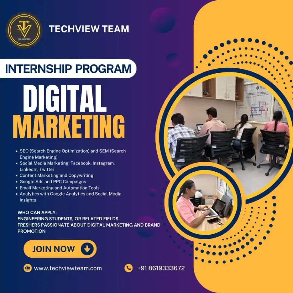 Digital Marketing Internship - Dutt IT Solutions Pvt Ltd